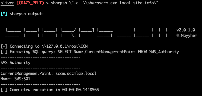 SCCM - Microsoft's Native C2